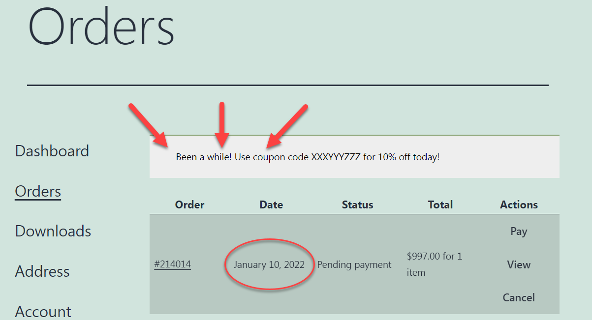 WooCommerce Function of the Week: wc_get_customer_last_order • Post Status